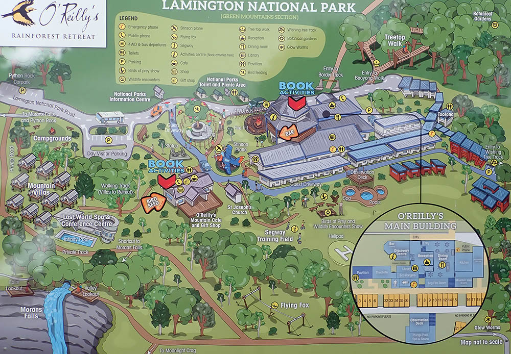 O'Reillys Rainforest Retreat, Lamington National Park, Australia